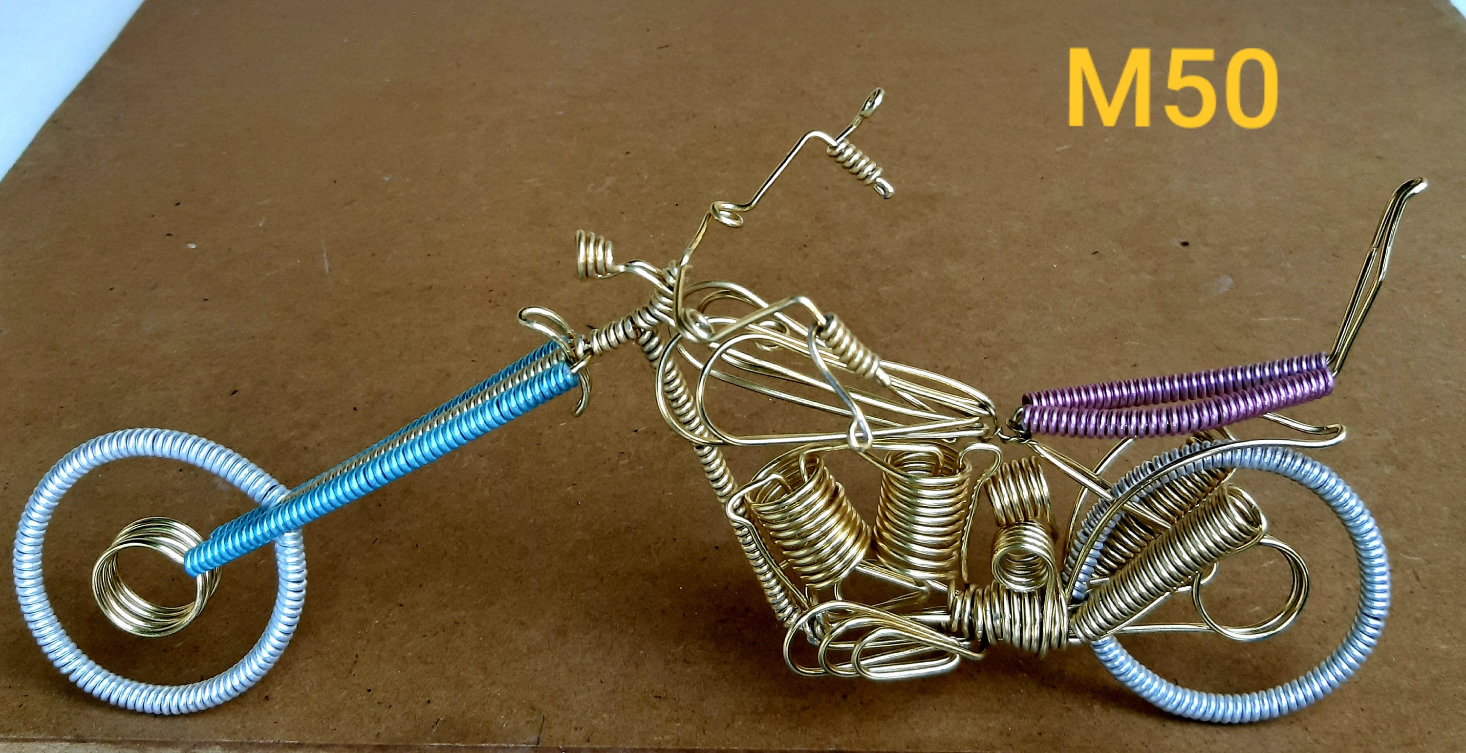 Harley Davidson. Miniature Motorcycle. Hand Made Motorbike. Hand ...