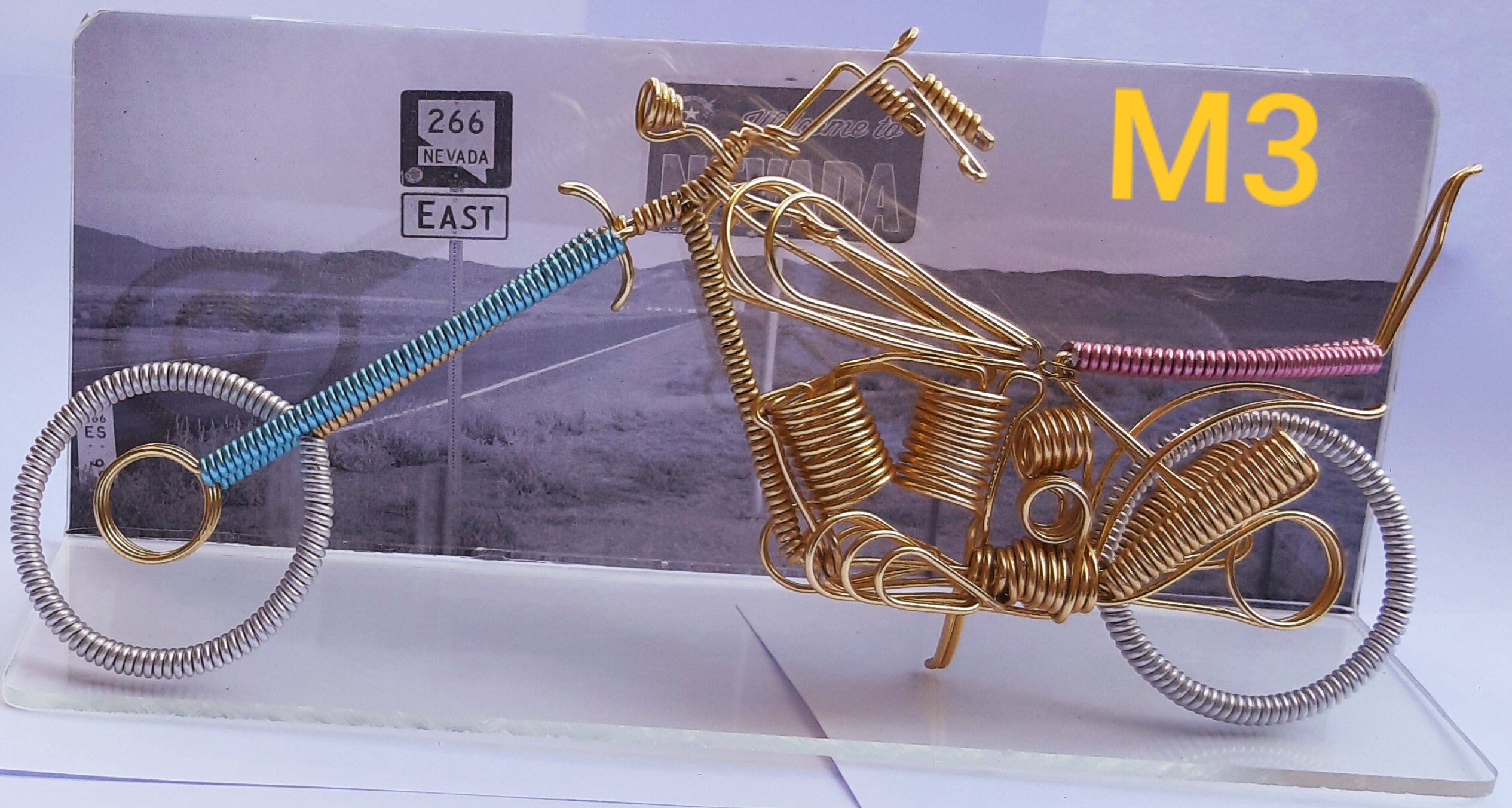 Harley Davidson. Miniature Motorcycle. Hand Made Motorbike. Hand ...