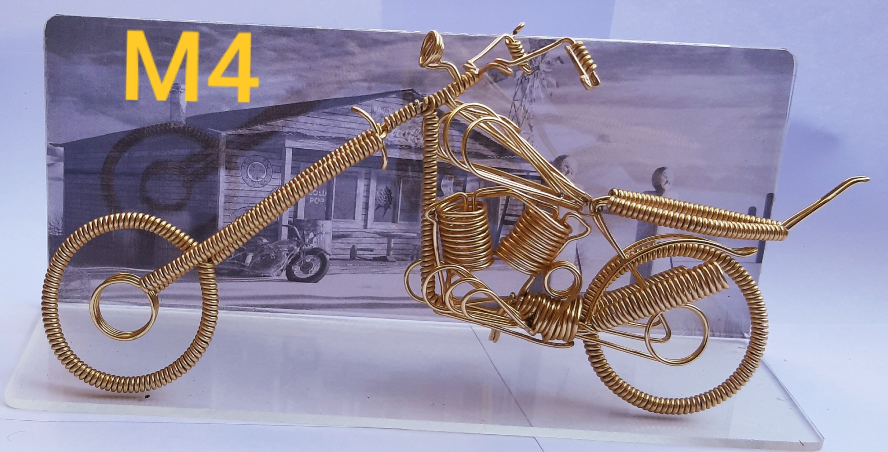 Harley Davidson. Miniature Motorcycle. Hand Made Motorbike. Hand ...