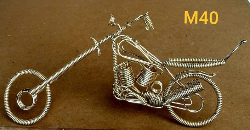 Harley Davidson. Miniature Motorcycle. Hand Made Motorbike. Hand ...