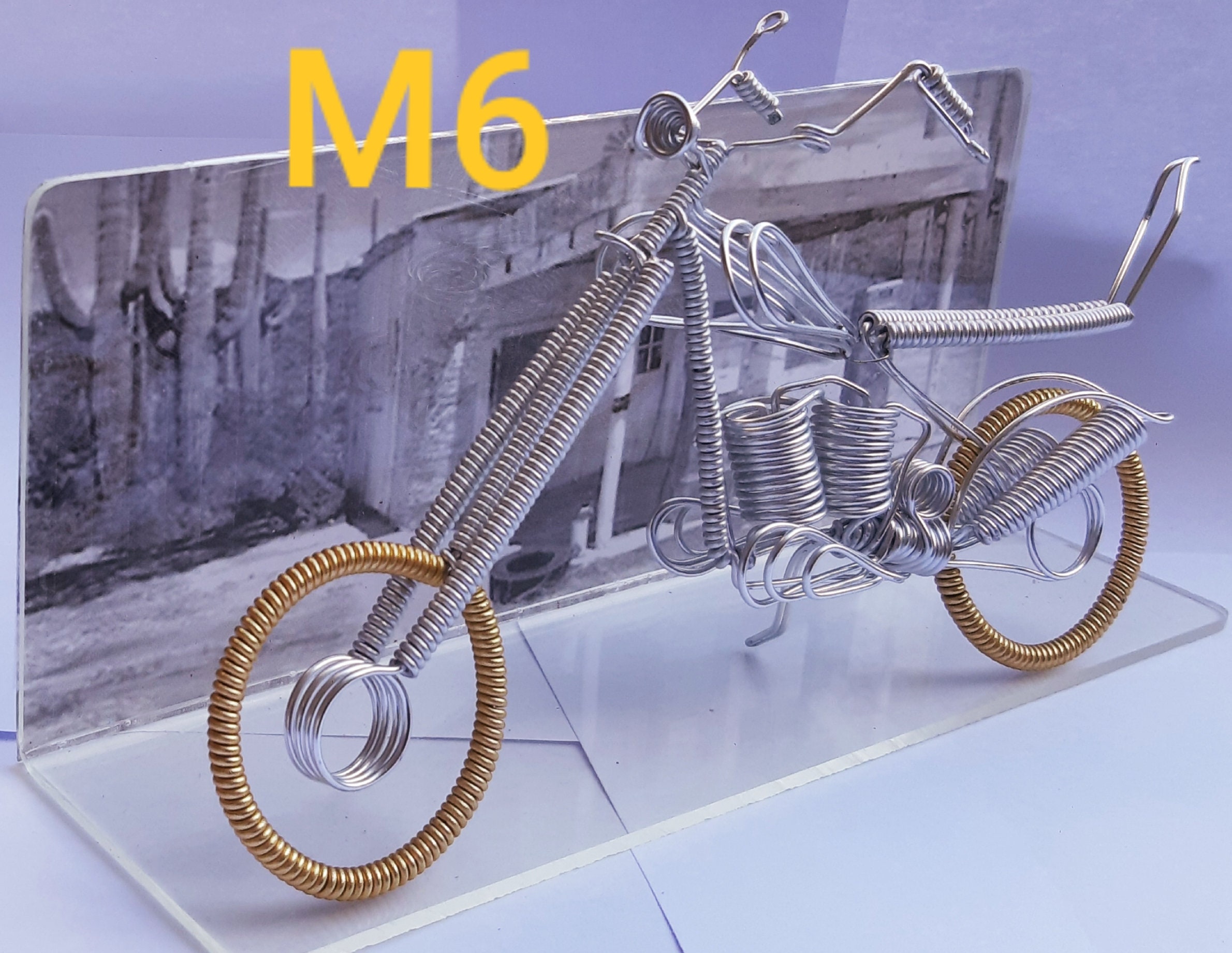 Harley Davidson. Miniature Motorcycle. Hand Made Motorbike. Hand ...