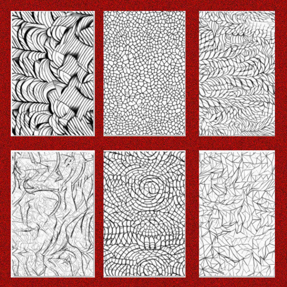 60 Tessellation Pattern Coloring Book Images in SVG Format Perfect for ...