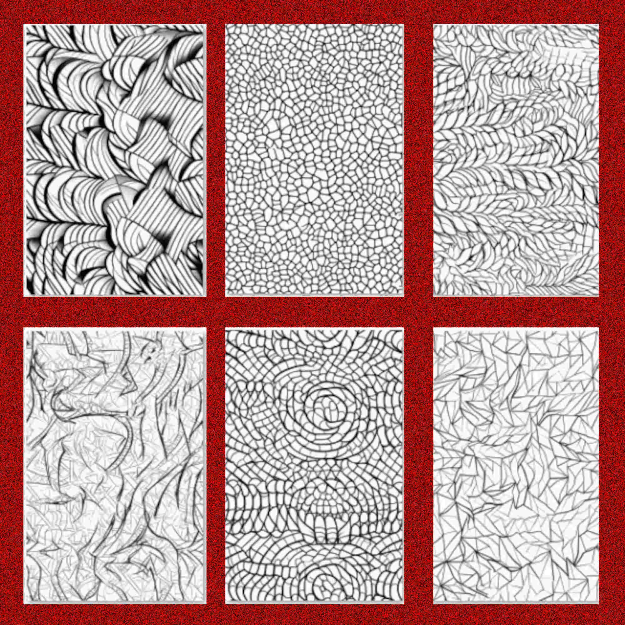 60 Tessellation Pattern Coloring Book Images in SVG Format Perfect for ...