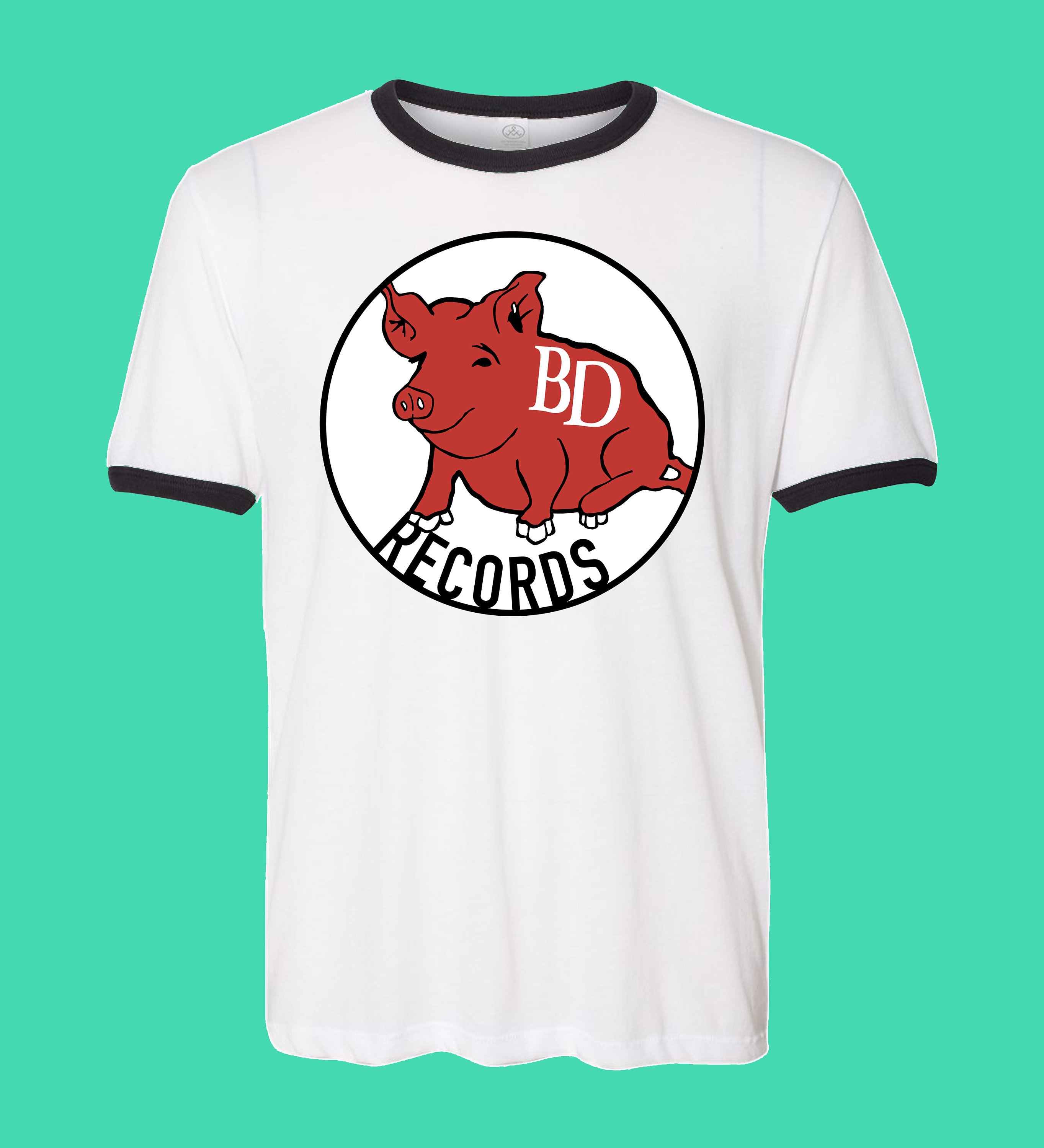 BD big Deal Records Ringer T-shirt - Etsy