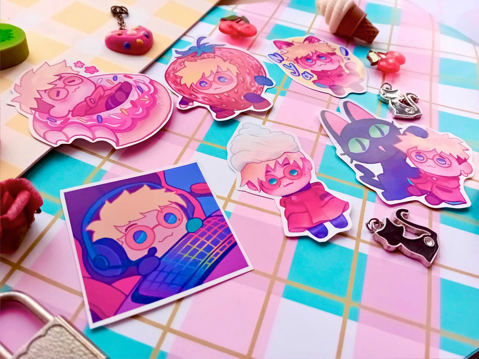 Vash Plushie Stickers - Etsy