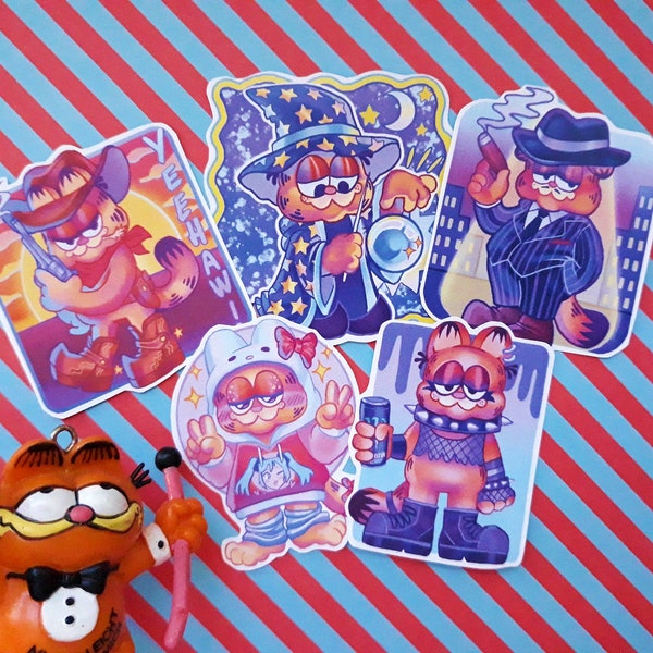 Garfield Meme Stickers - Etsy