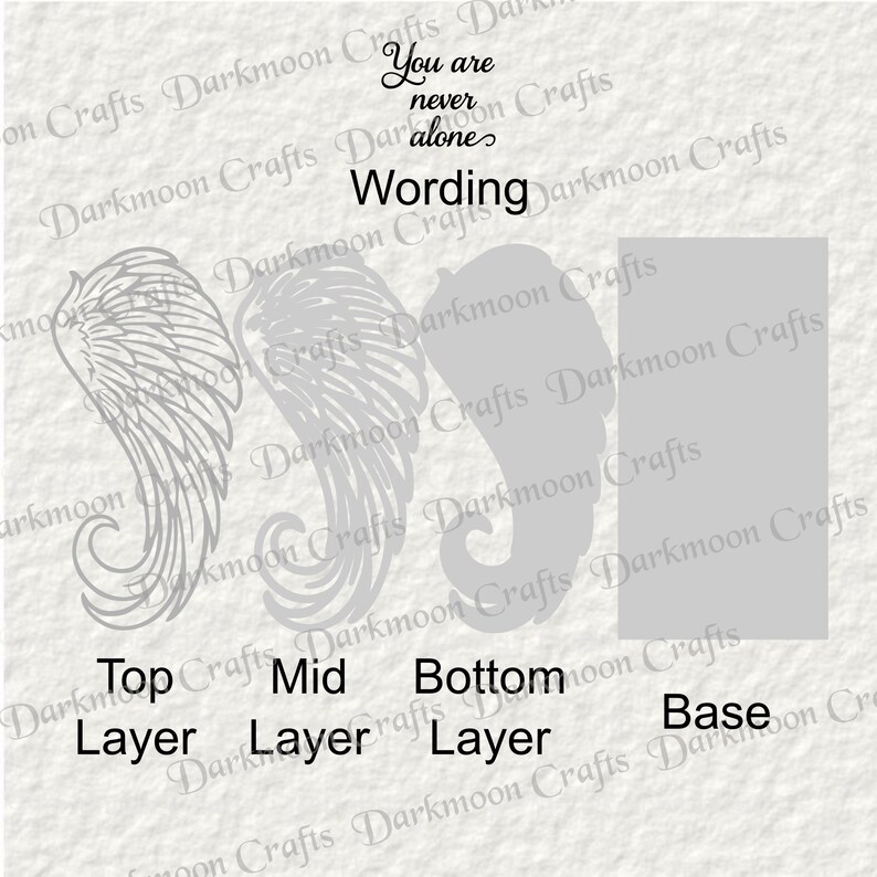 Angel Wing svg Png Pdf Cut File - Etsy