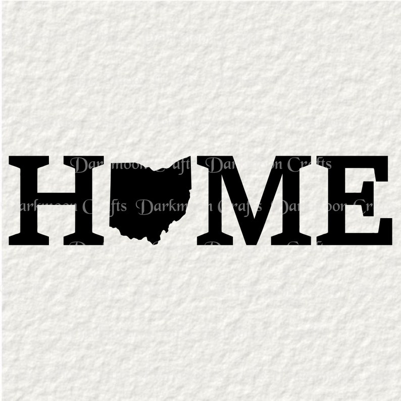 OHIO Home State svg Png Pdf Cut File - Etsy