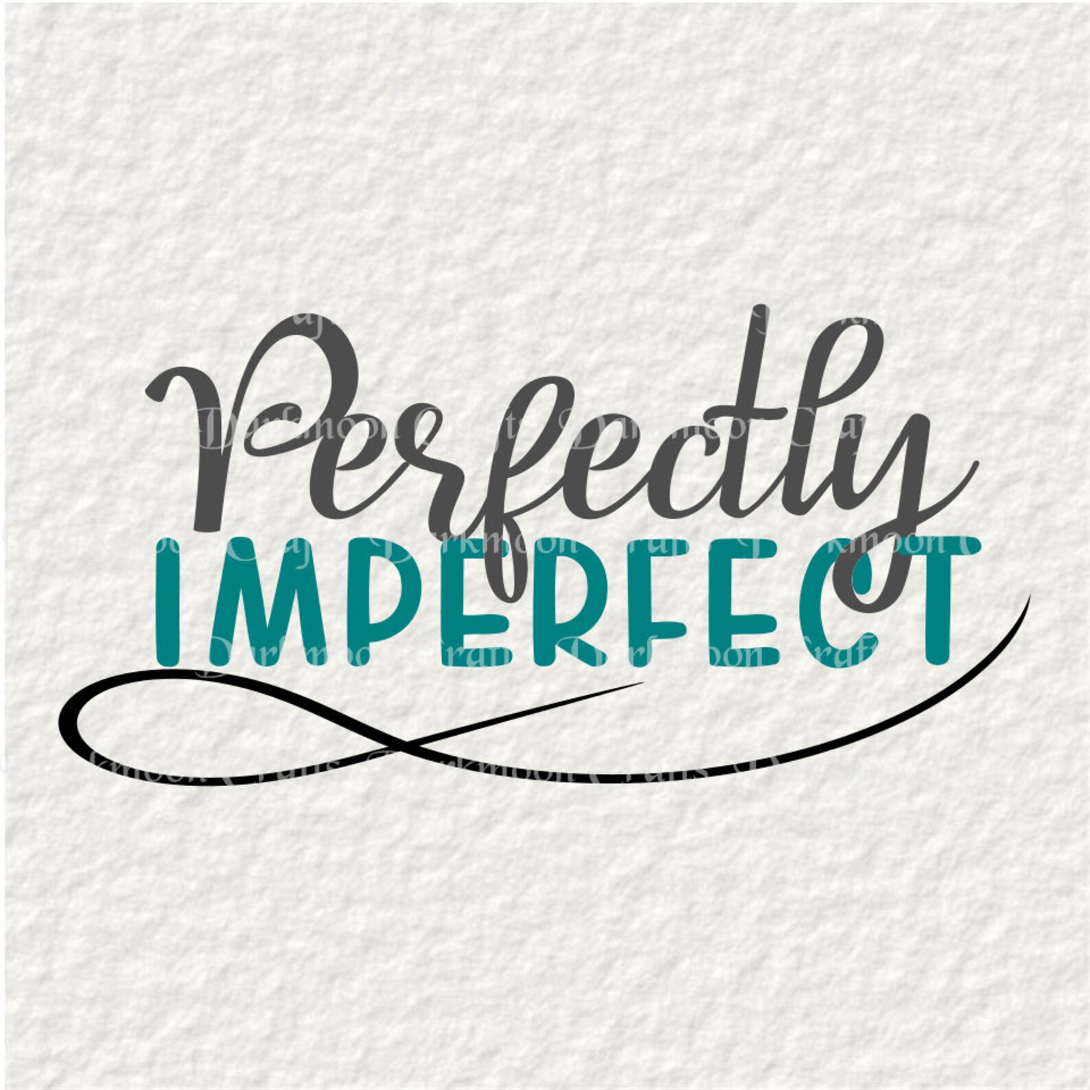 Perfectly Imperfect svg pdf png | Etsy