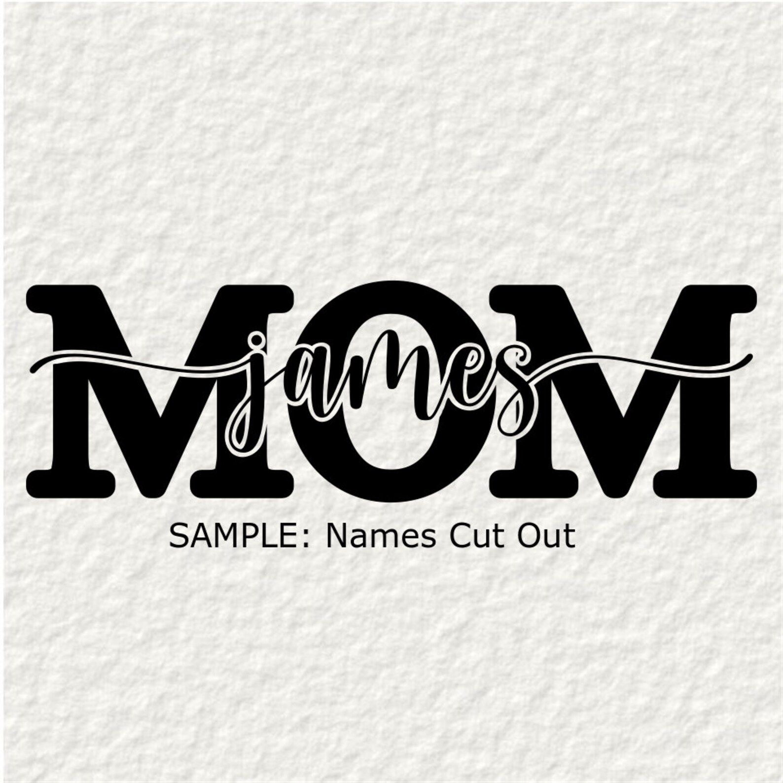 MOM File Creation Personalized With Childrens Names Svg - Etsy