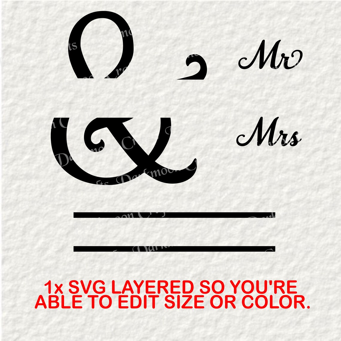 Mr & Mrs svg Png Pdf Cut File - Etsy