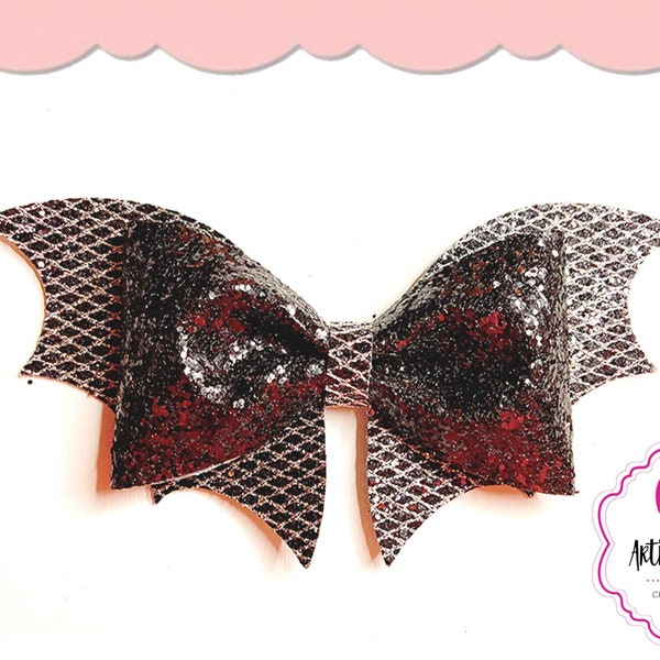 Bat Bow - Etsy