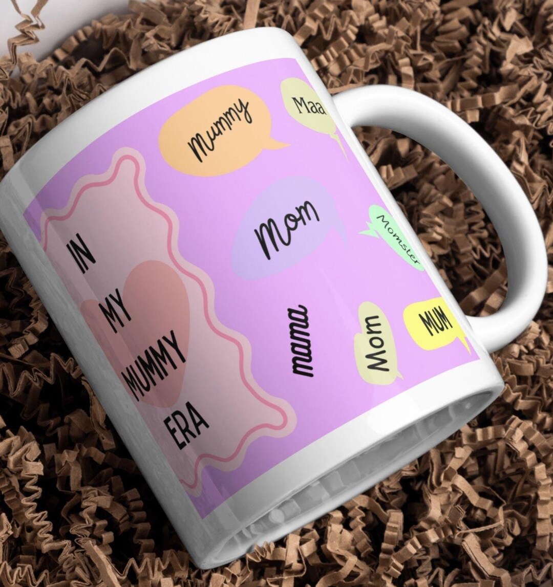 Adorable 'in My Mummy Era' PDF & PNG Sublimation Template - Ideal for ...
