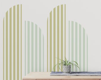 Half Arch Earth Decal Set | Etsy