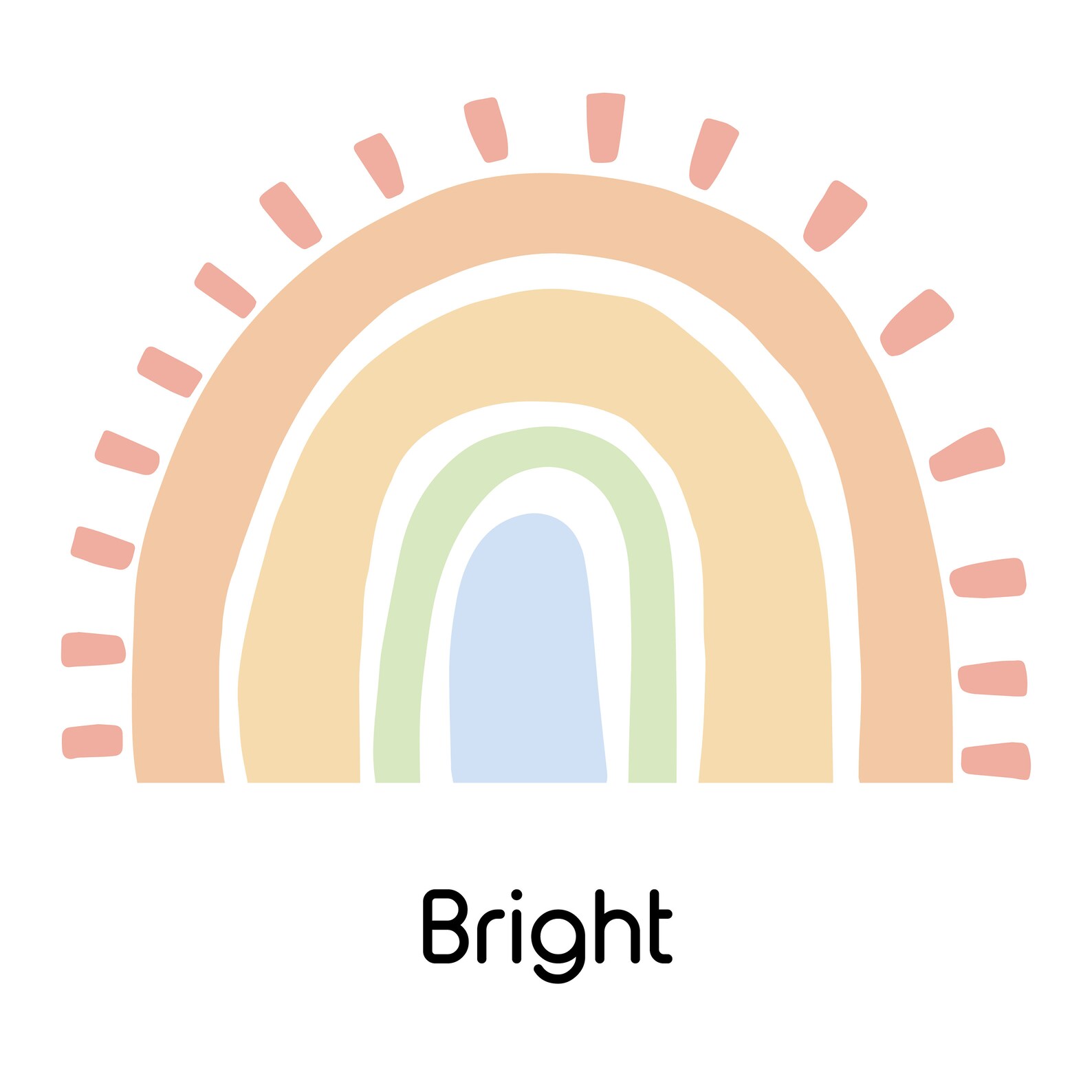 Big Rainbow Decal - Etsy