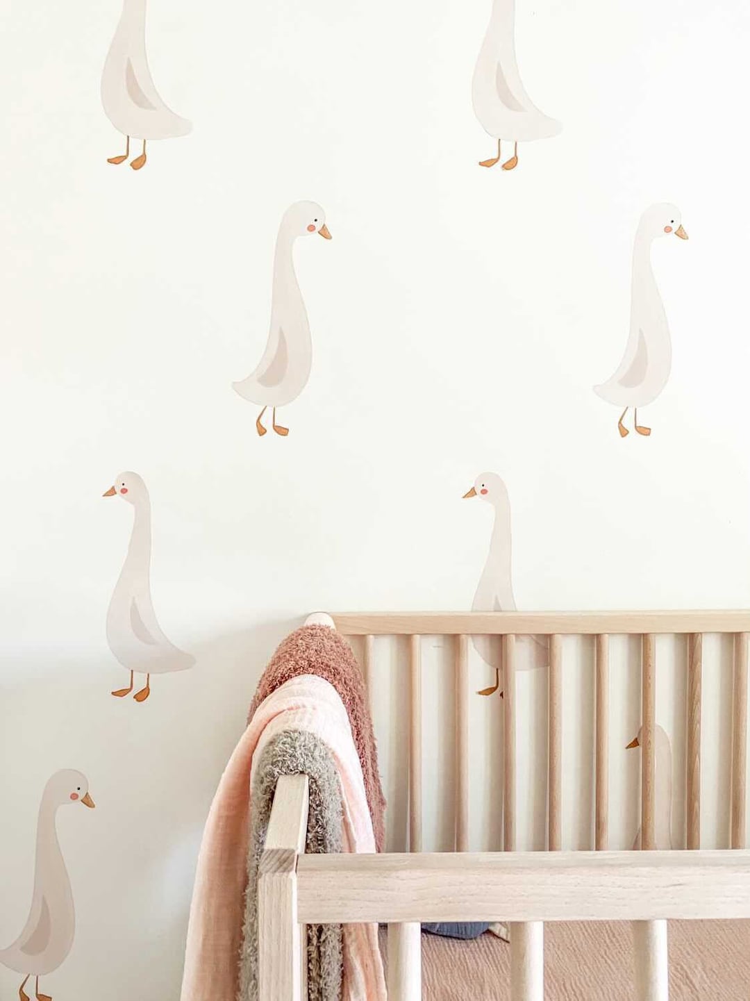 Goose Decal, Goose Decals, Goose Wall Sticker, Animal Decals, Cute ...