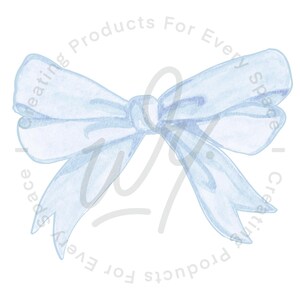 Cute Bow Blue Decal, Coquette Room Decor, Coquette Wall Decal, Bow Wall ...