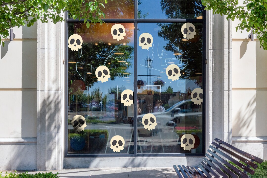 Skull Decals - Window Decals - Etsy