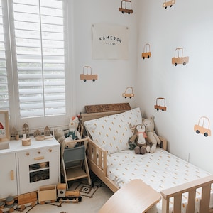 Neutral Car Wall Decals, Boho Nursery Decor, Removable Vinyl - Etsy