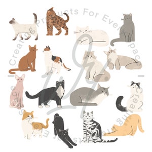 Cats Decal, Cat Decal, Kitty Decal, Cat Decor, Cat Sticker, Cat Decals ...