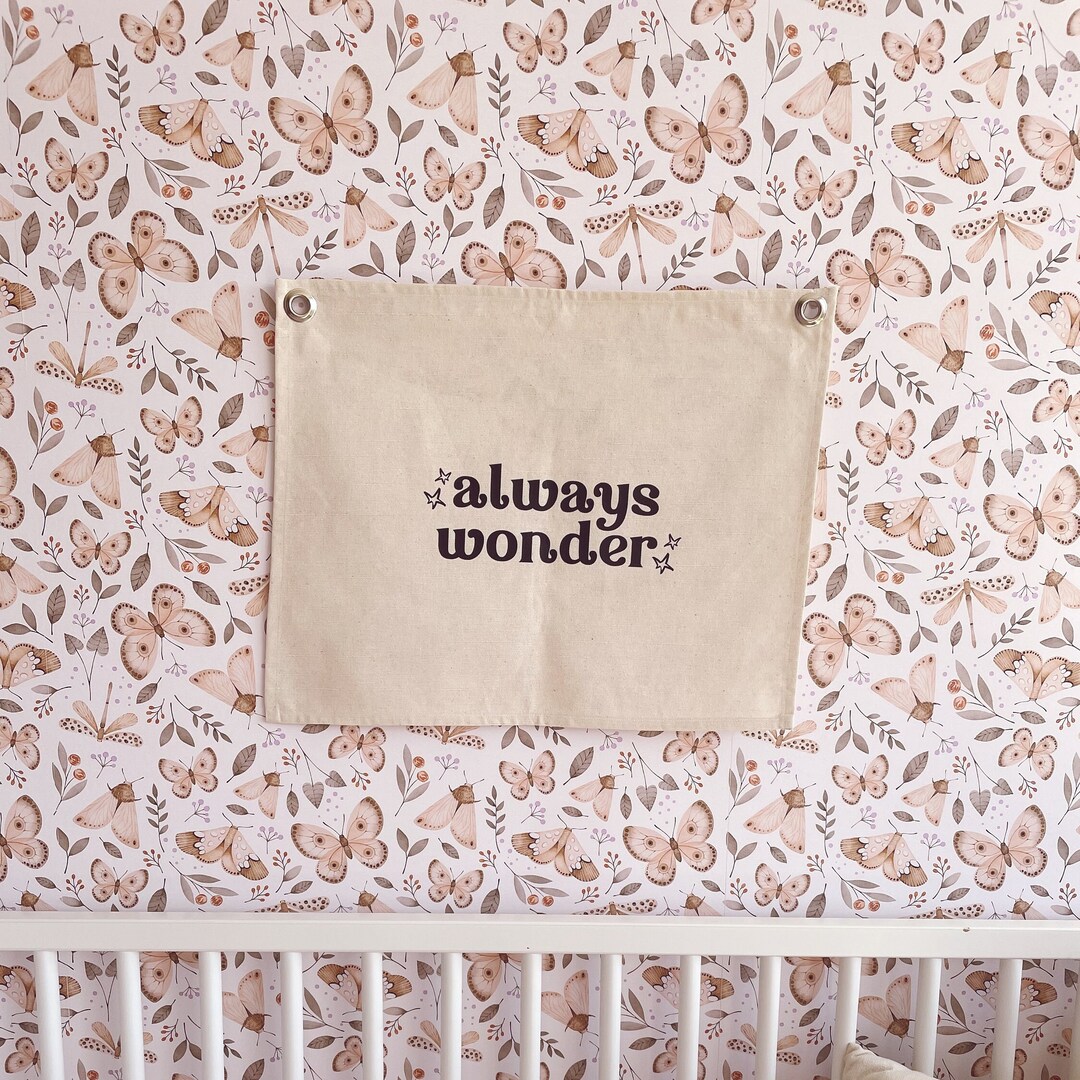 Always Wonder Banner, Kids Room Tapestry, Nursery Decor - Etsy