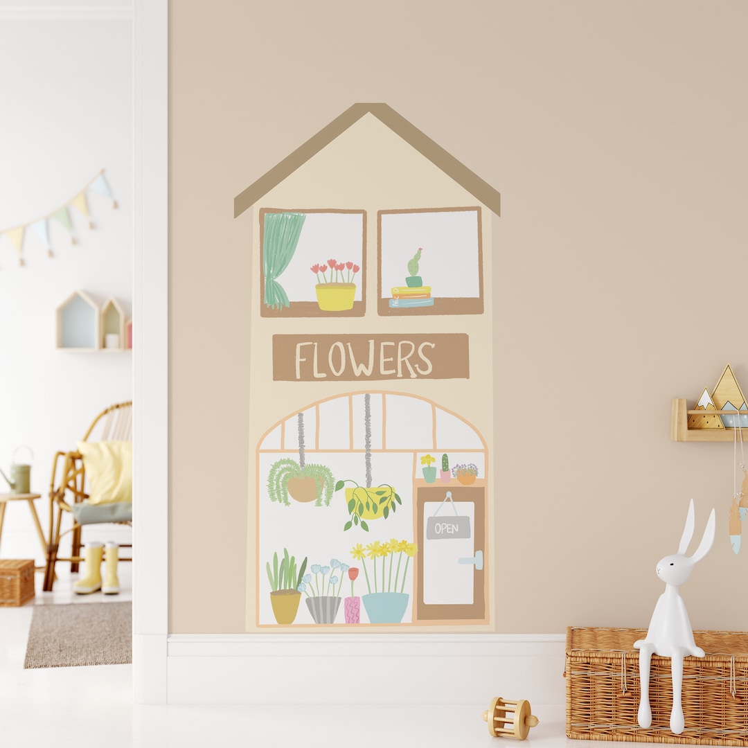 Flower Shop Decal - Etsy