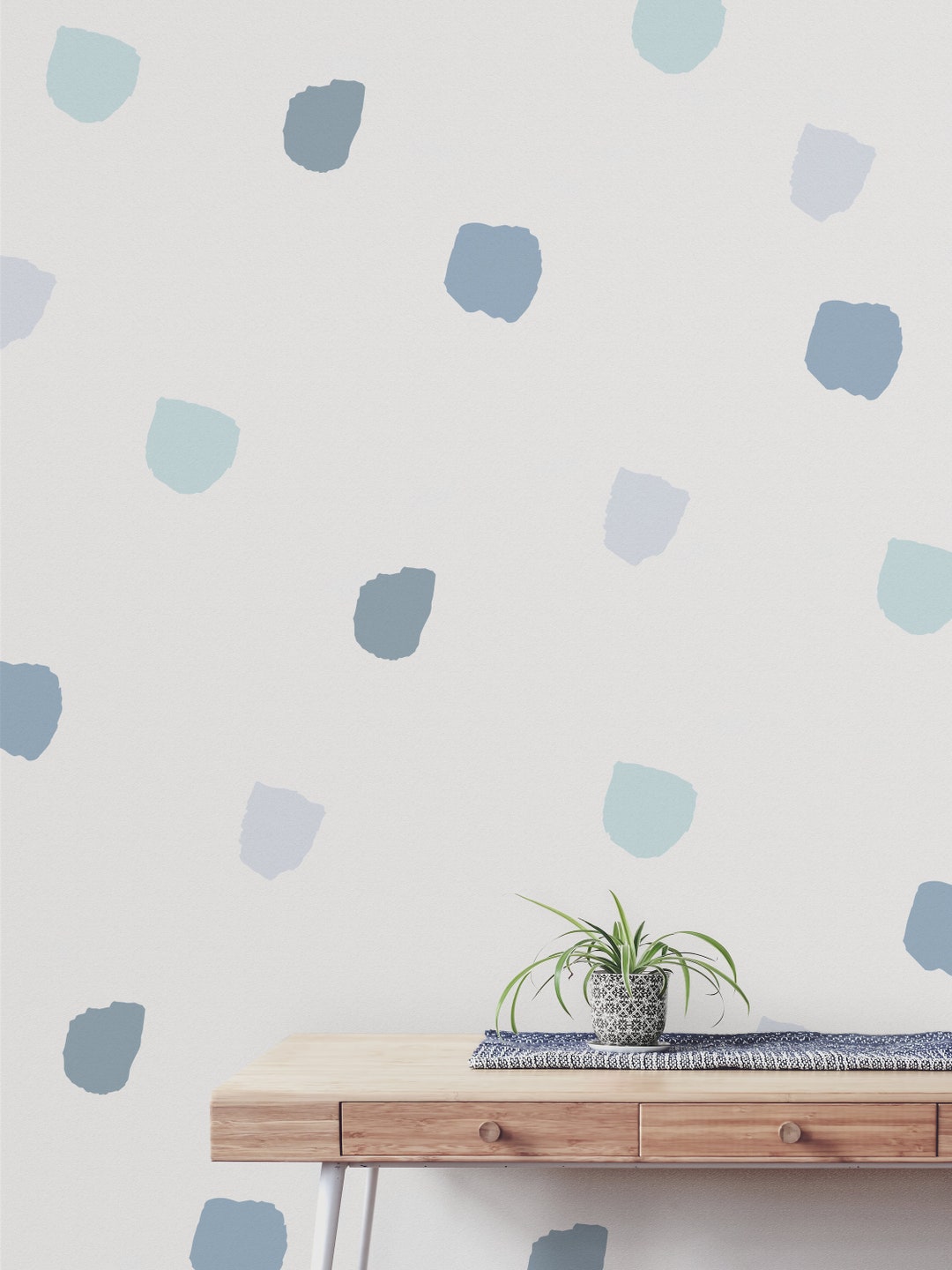 Spots Blue Decal - Etsy