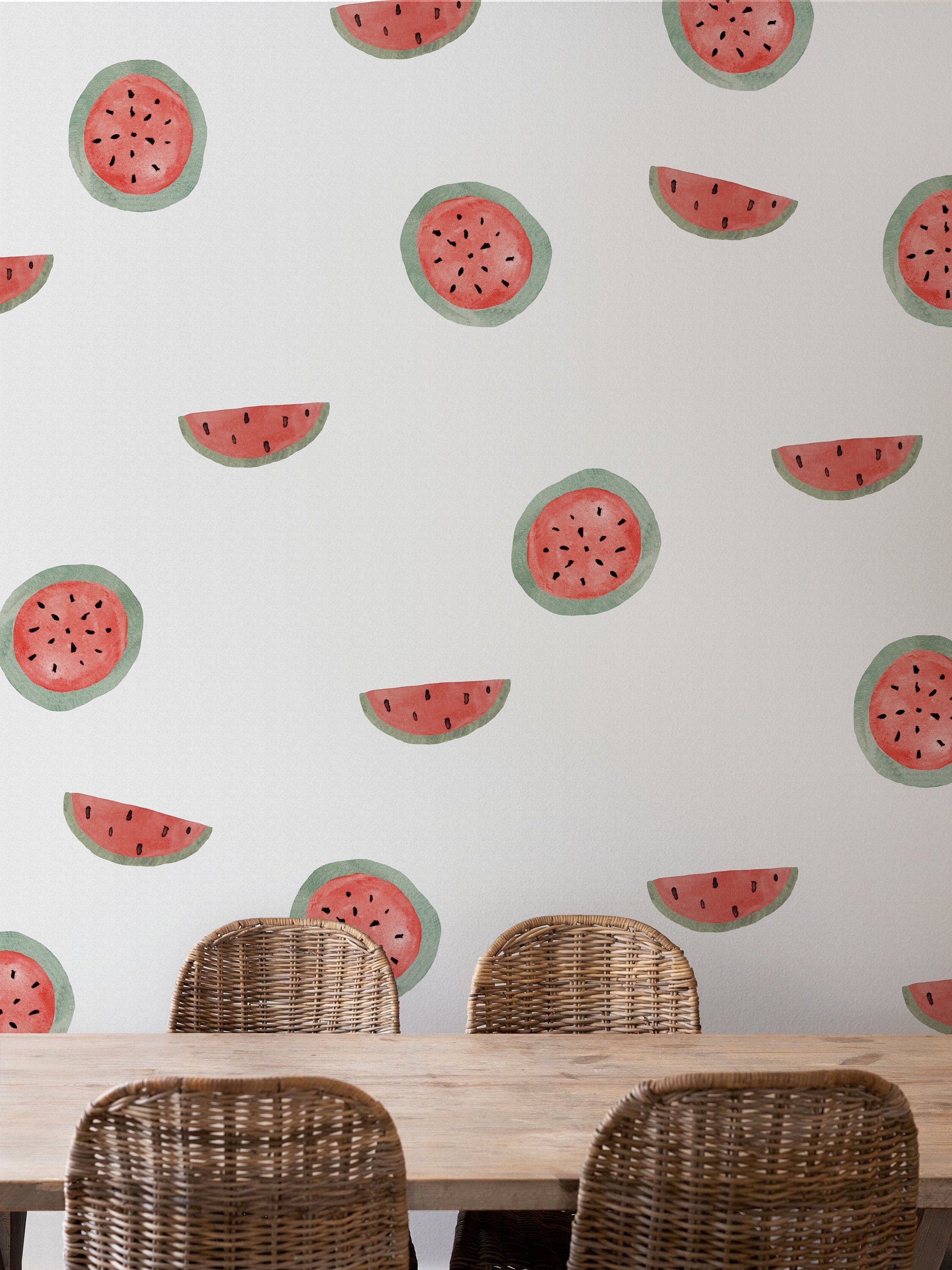 Watermelon Wall Decal | Etsy