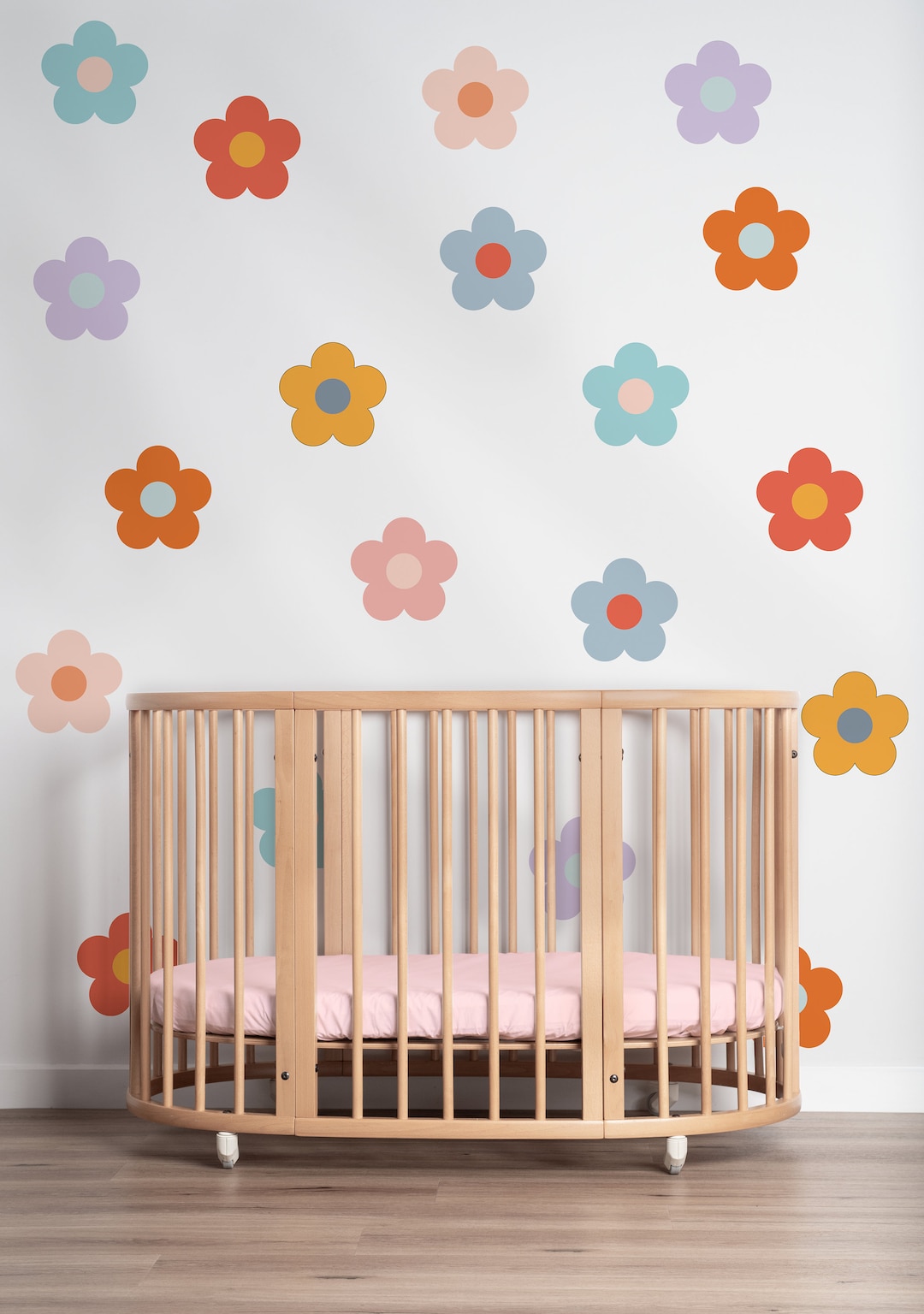 Olivia Decal, Flower Decal, Flower Decor, Flower Sticker, Flower Decals ...