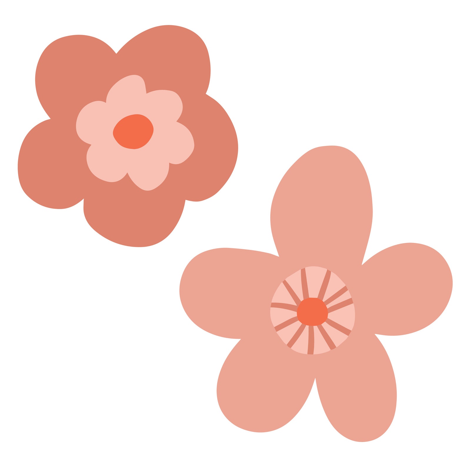 Sweet Flowers Decals - Etsy