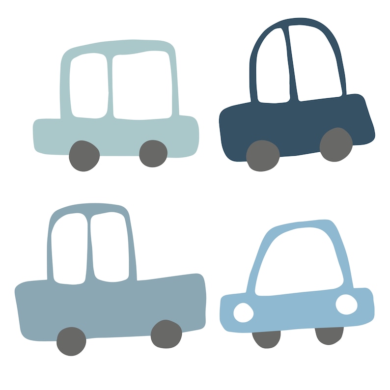 Blue Car Decal, Cars Decal, Car Decor, Car Sticker, Car Decals, Cars ...