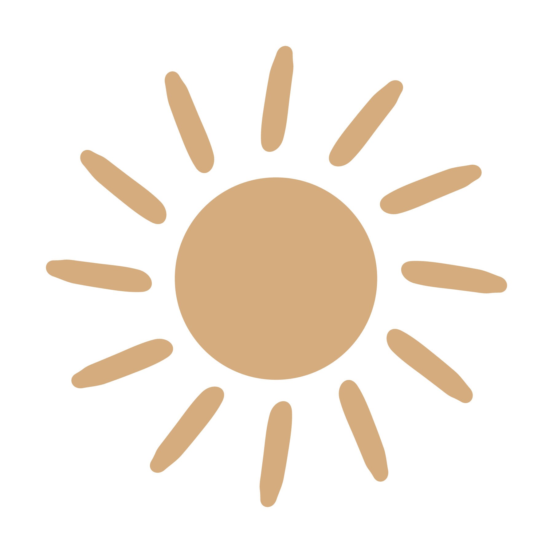 Sunny Wall Decals - Neutral Nursery & Kids Room Decor - Etsy