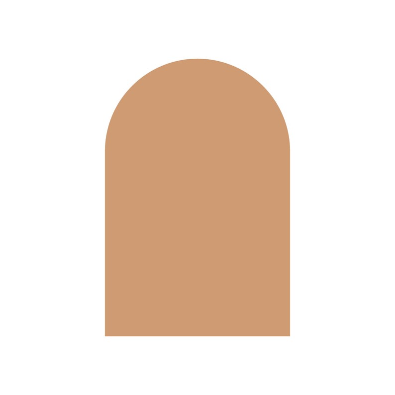 Mini Solid Arch Wall Decal - Etsy