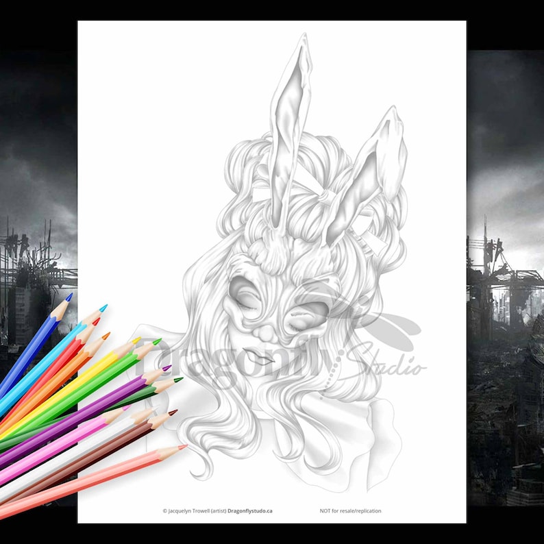 APOCALYPTIC BUNDLE 3 Coloring Pages JPG Instant Download - Etsy