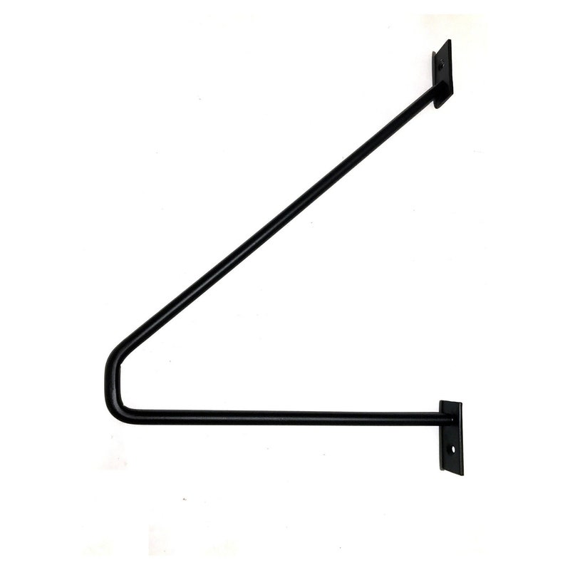 Black Metal Shelf Brackets - Etsy