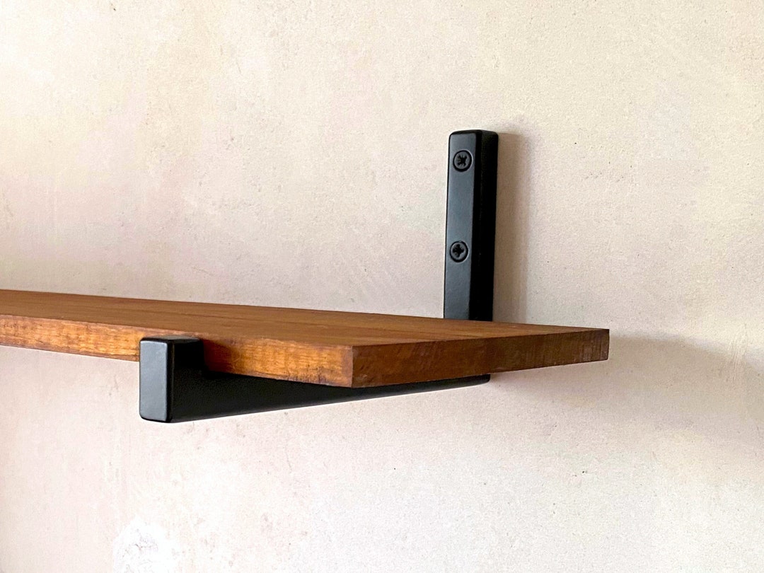 Metal Shelf Brackets, Iron Brackets, Brackets for Shelves, Black Shelf ...