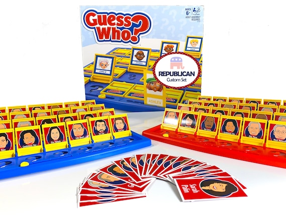 Republican Guess Who Game PRINTABLE Files Popular - Etsy
