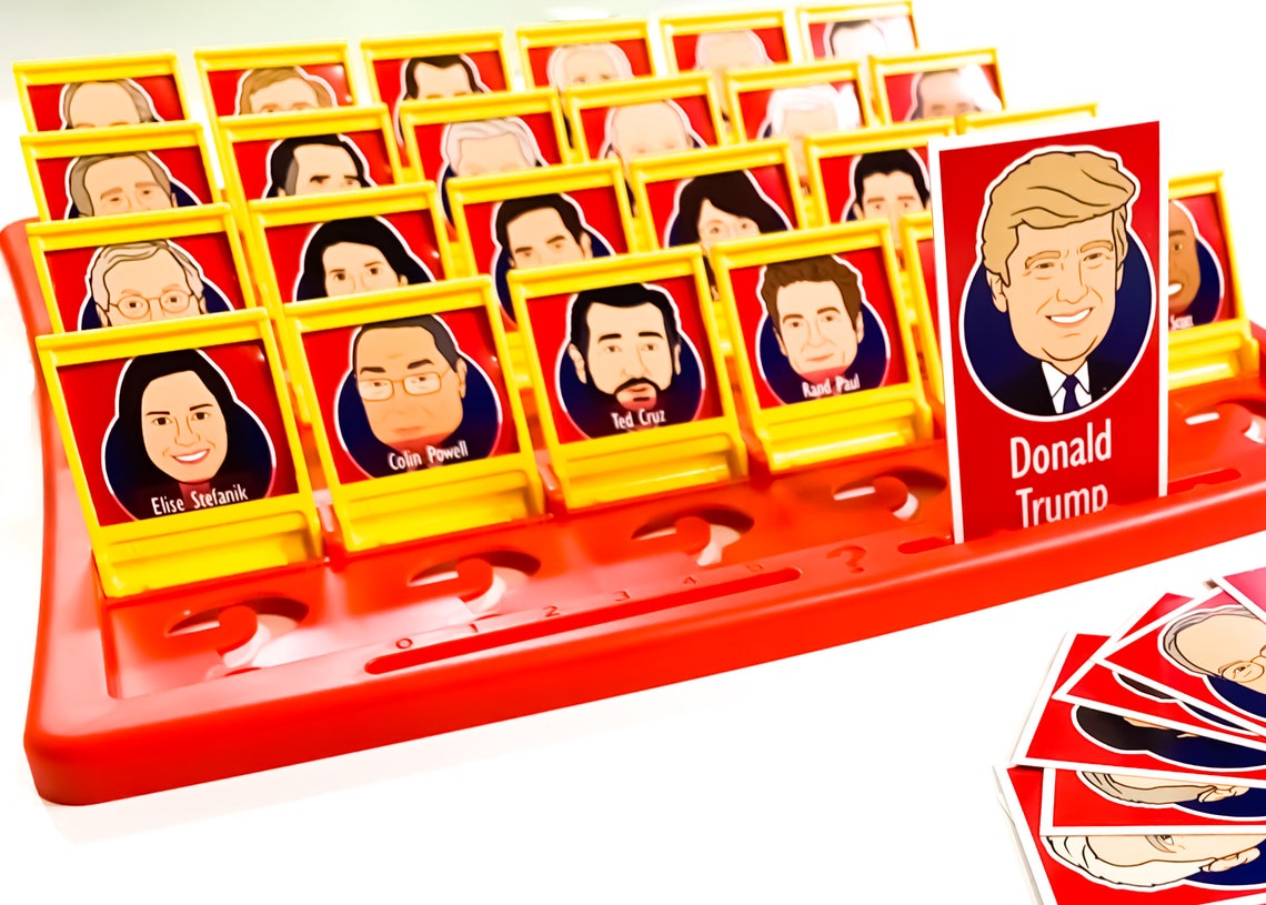 Republican Guess Who Game PRINTABLE Files - Popular Politicians Like ...