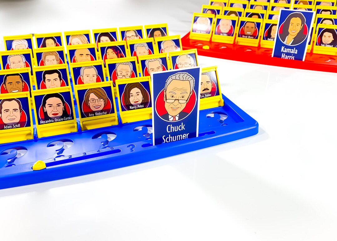 Democrats Guess Who Game PRINTABLE Files - Popular Politicians Like Joe ...