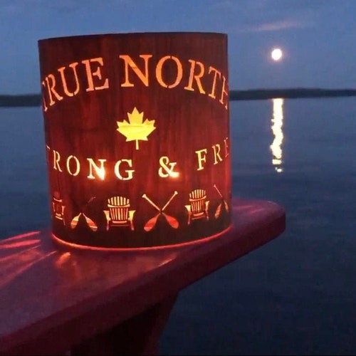 Canada True North Strong and Free Wood Sign / Canada Day - Etsy