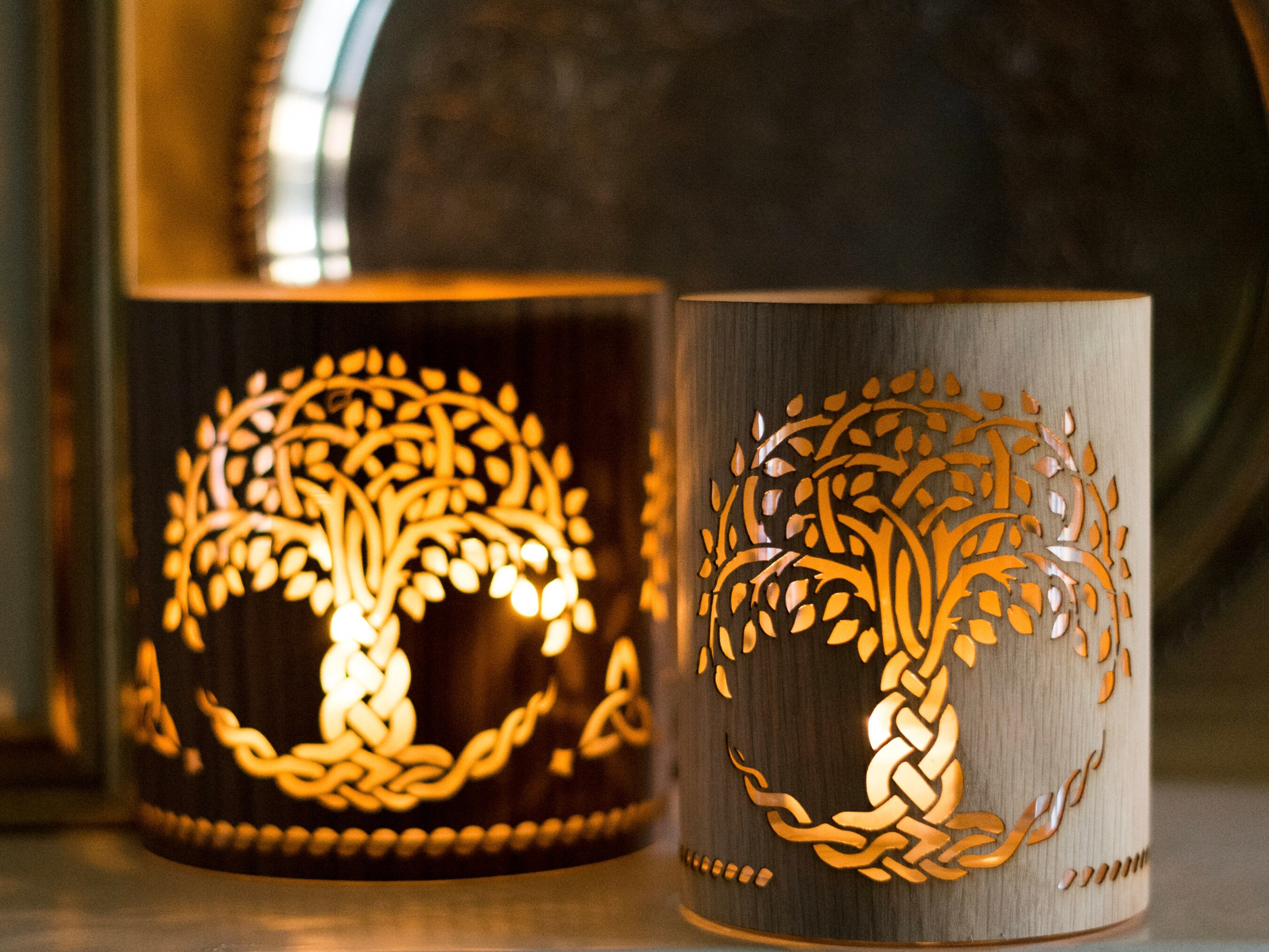 Personalized Tree of Life Gift Candle Centerpiece - Personalized Candle ...