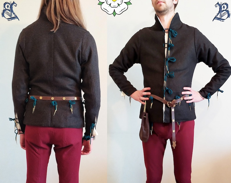 Doublet XVth cetury 15th century men's wear medieval | Etsy