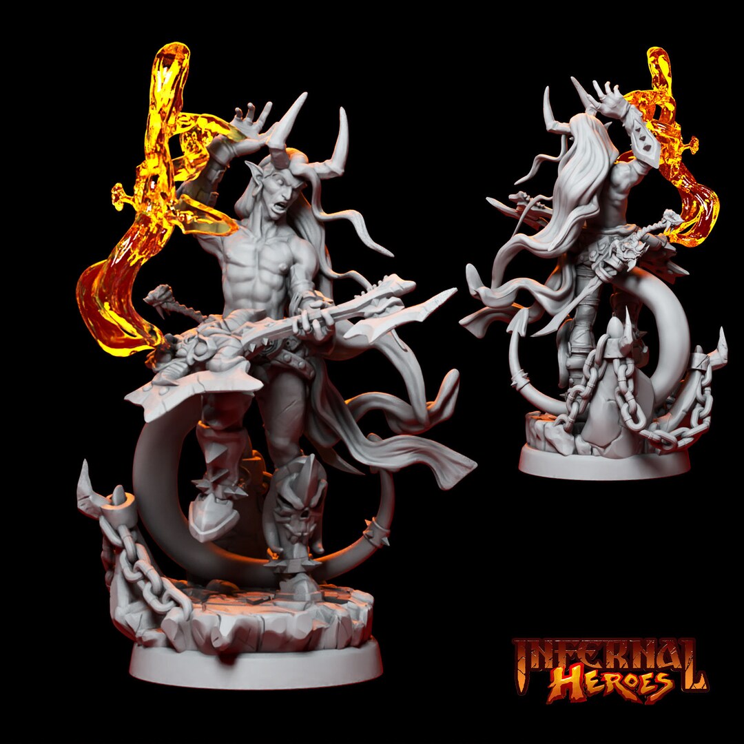 Mareck the Mad - Champion Infernal Bard (unlocked Stretch Goal) - Etsy