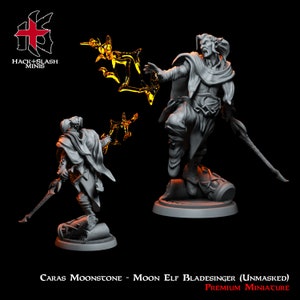 Caras Moonstone - Moon Elf Bladesinger (revised) - Etsy