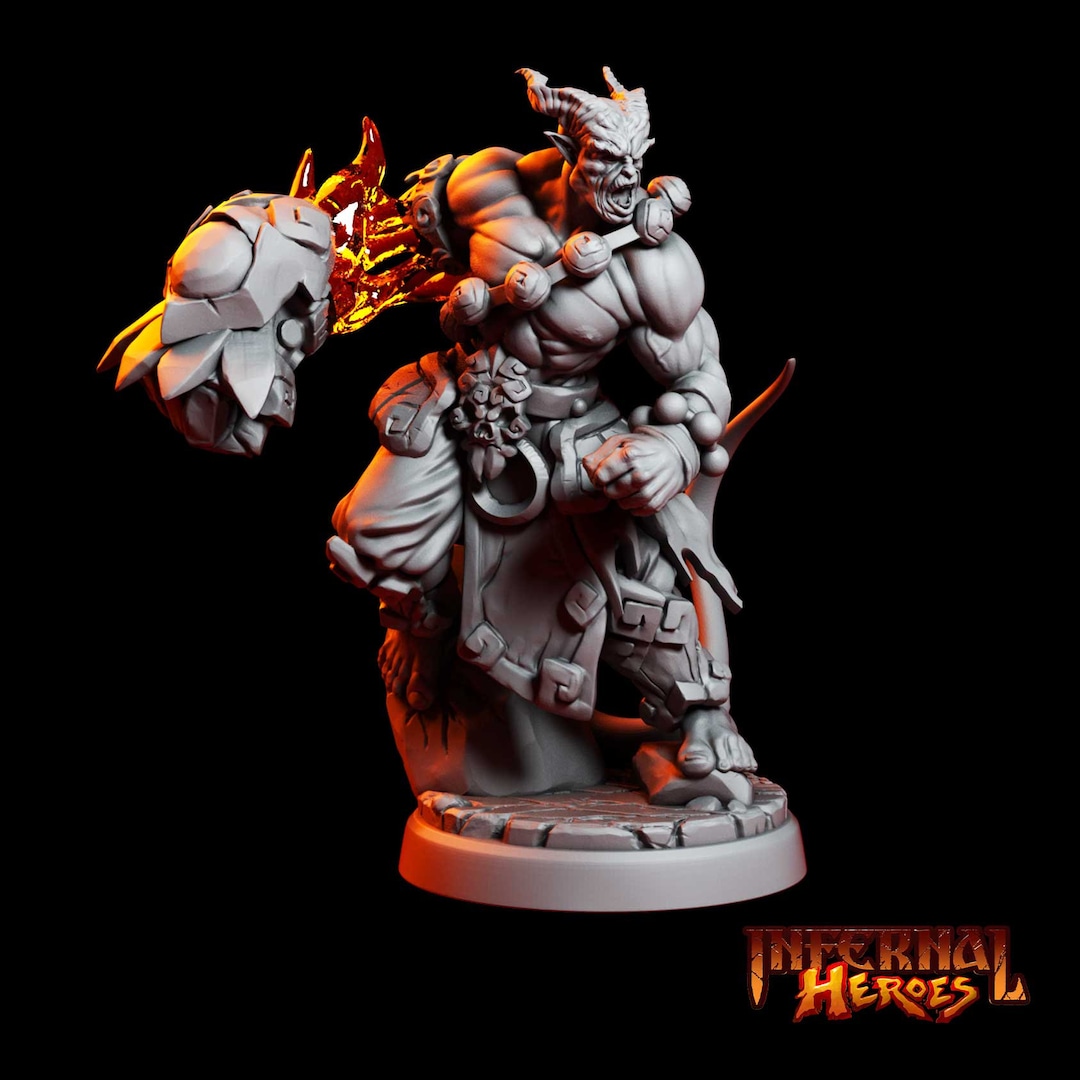 Akio Hinata-infernal Monk stonefist Version - Etsy