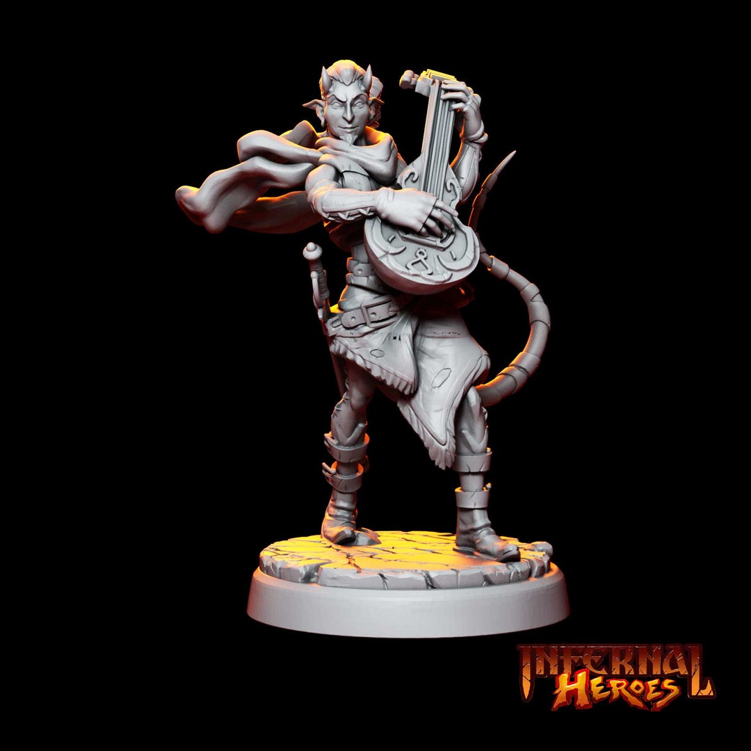 Maerck the Merry-infernal Bard-32mm - Etsy