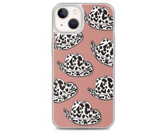 Cowgirl Hat Phone Case Pink Cowgirl Hat Case Cowboy Case | Etsy