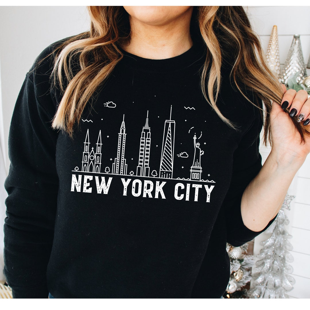 New York Sweatshirt, New York Sweater, New York City, NYC Crewneck, New ...