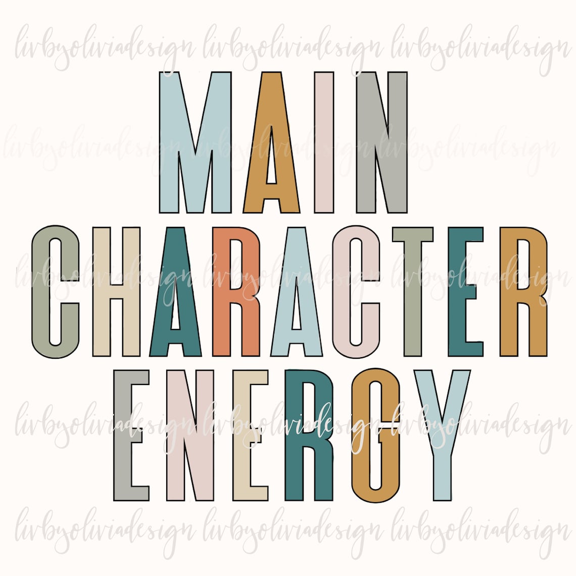 Main Character Energy PNG Trendy Sublimation Main Character - Etsy