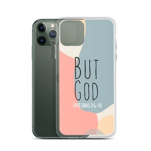 But God iPhone Case, Christian Phone Case, Gift for Her, Bible Verse ...